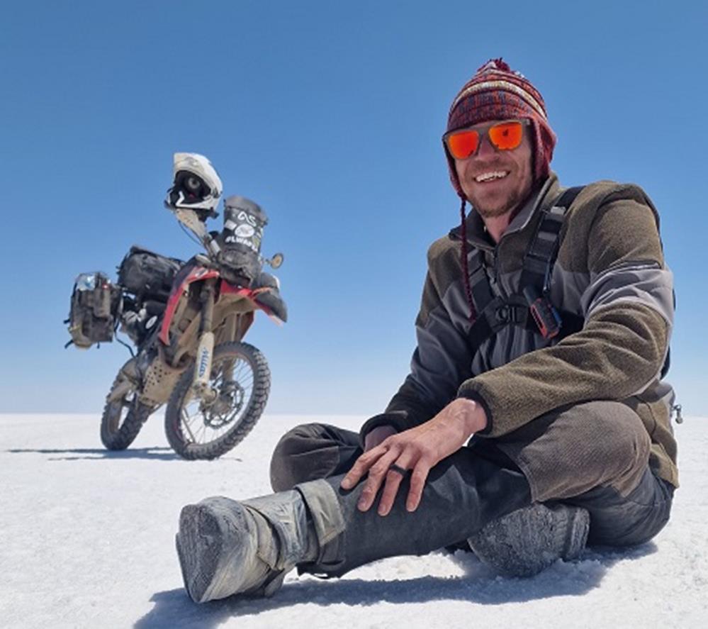 Charley Boorman at Devitt Insurance MCN London Motorcycle Show