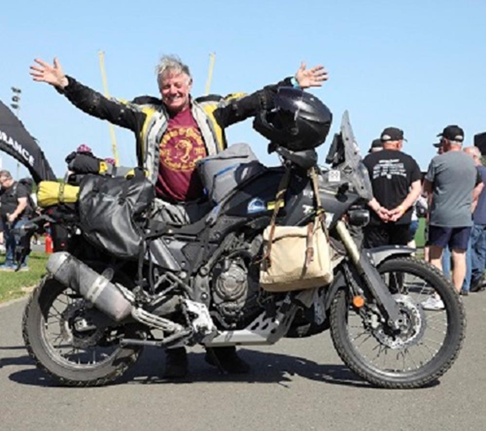 Charley Boorman at Devitt Insurance MCN London Motorcycle Show