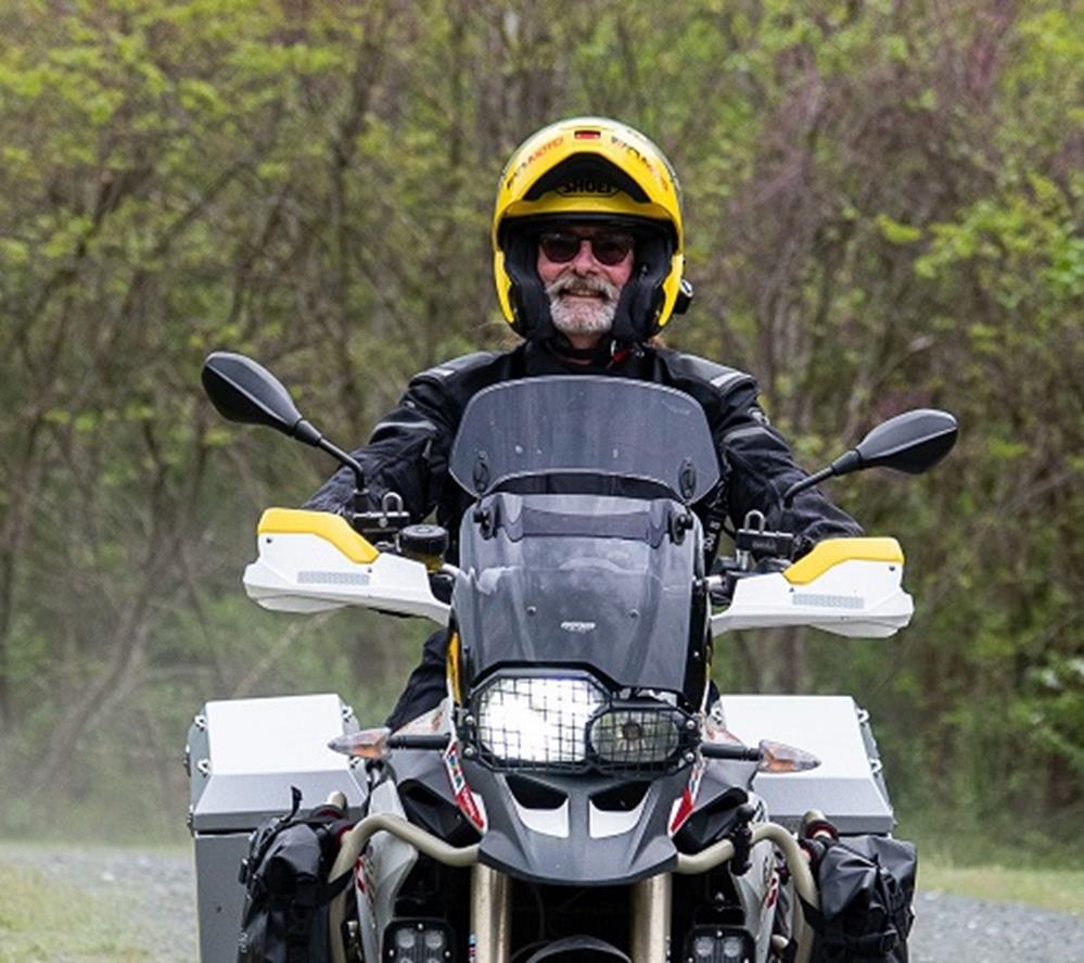 Charley Boorman at Devitt Insurance MCN London Motorcycle Show