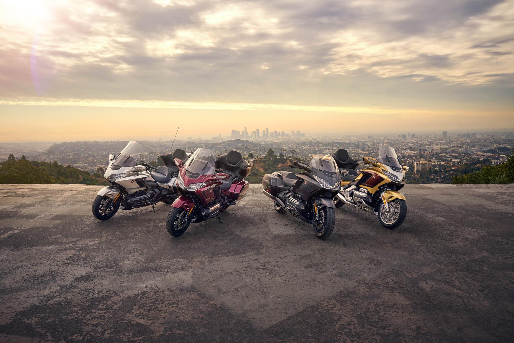 Honda mark 50 years of Gold Wing tourers with light updates