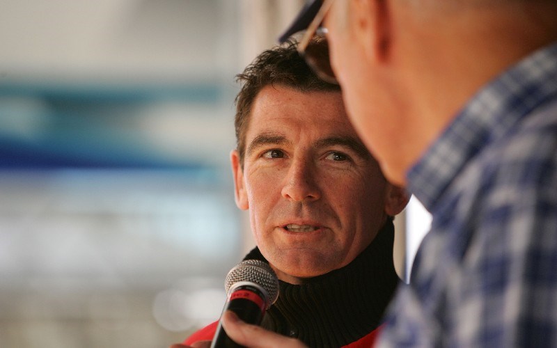 Corser second after crash