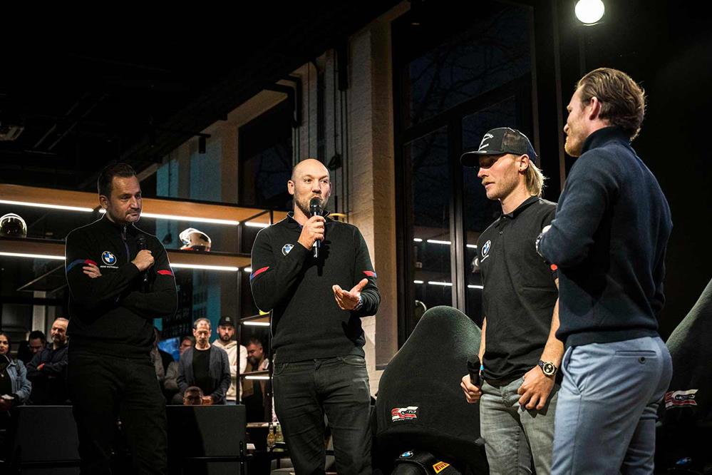 BSB: Peter Hickman and Davey Todd officially launch 8TEN Racing BMW