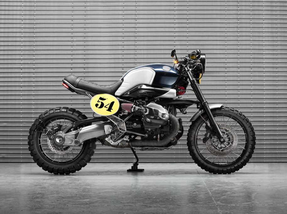 London bike builder created quirky BMW R1200GS cafe racer