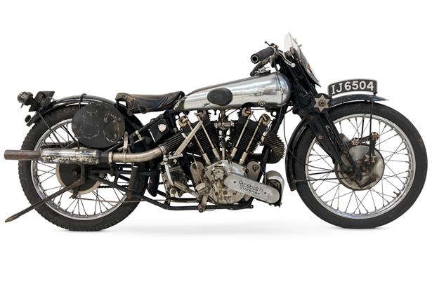 Rare 1925 Brough Superior SS100 could sell for £350,000