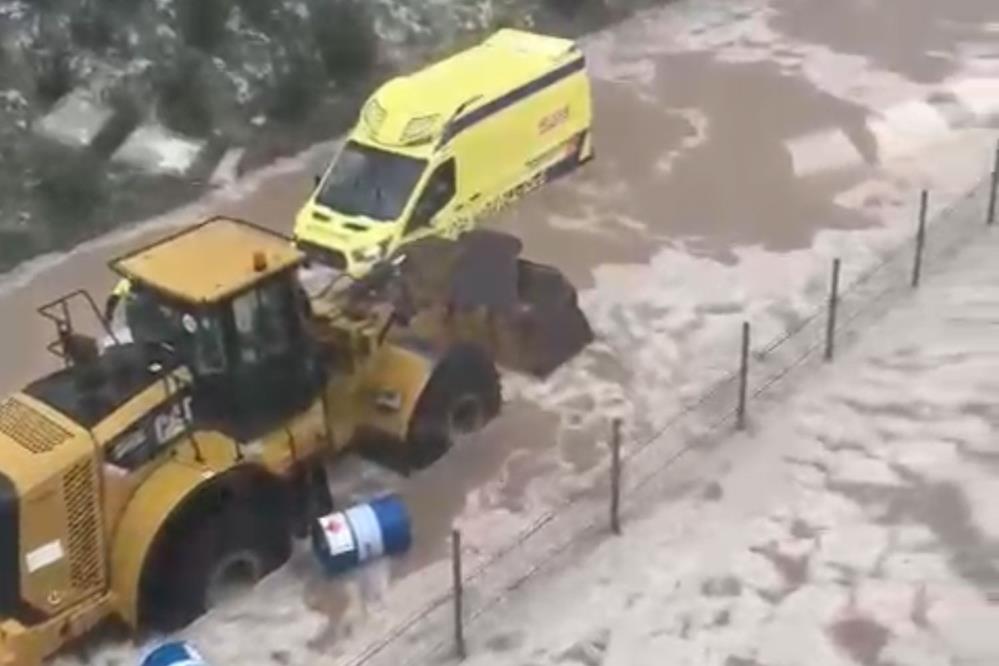 Jerez circuit in Spain hit by flooding after heavy rain
