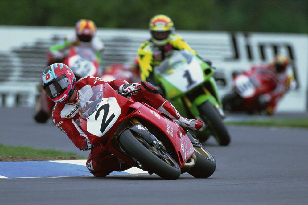 Four-time WSBK champ Carl Fogarty honoured at Goodwood FoS