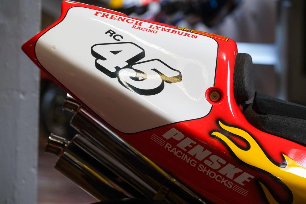 Ex Michael Rutter Honda RC45 for sale at Sheffield dealer