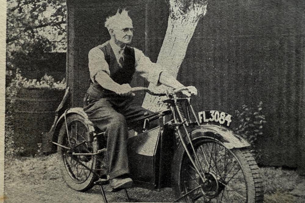 1922 electric motorcycle converted during WWII hits auction