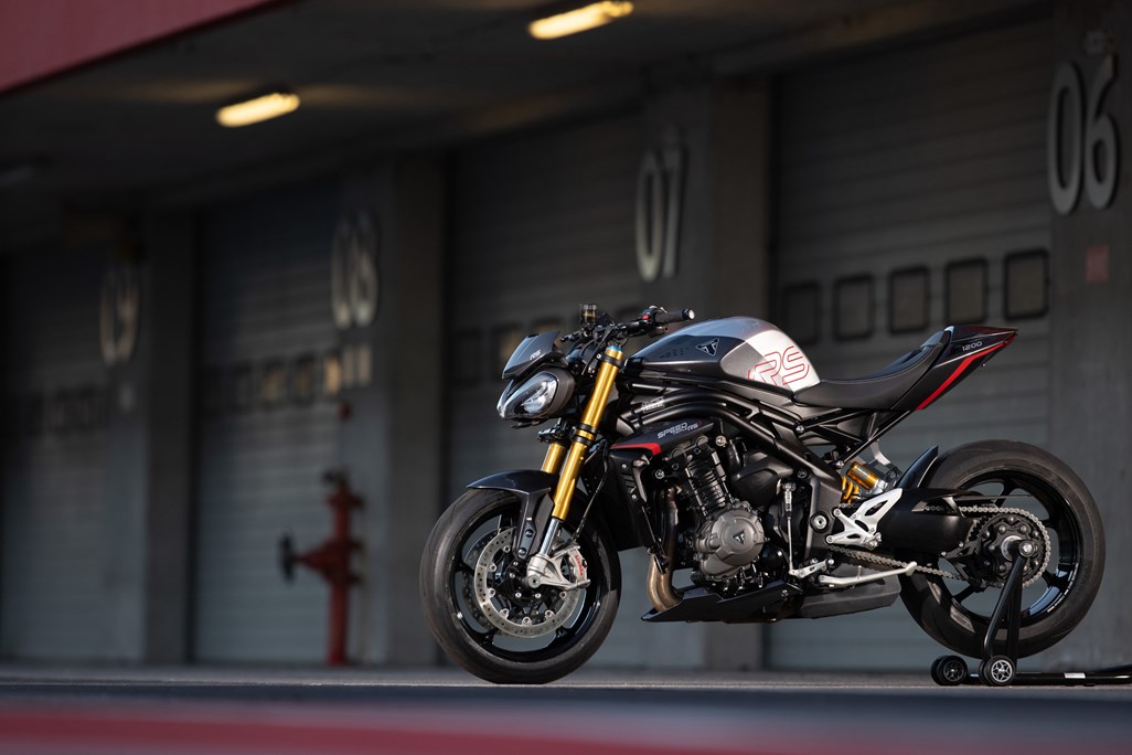 Triumph Speed Triple RS has wheelie control made easy