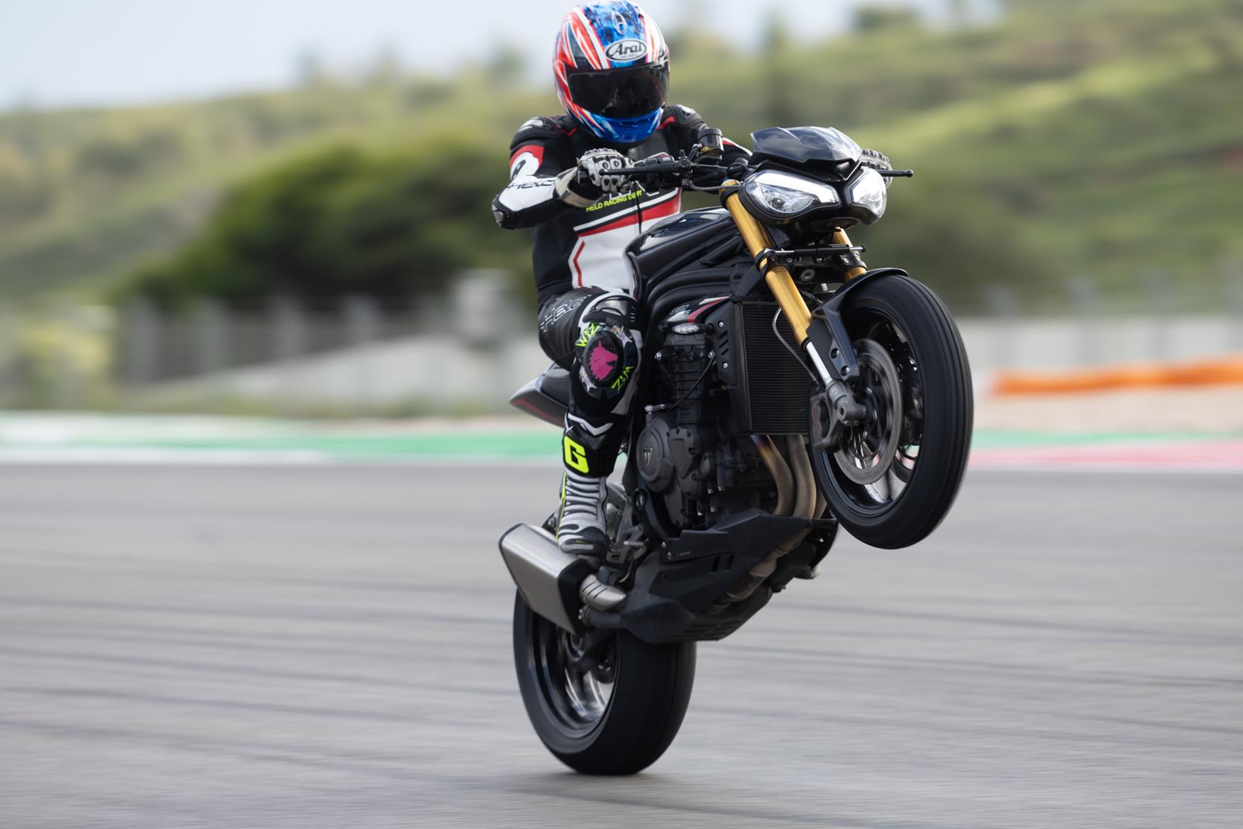 Triumph Speed Triple RS has wheelie control made easy