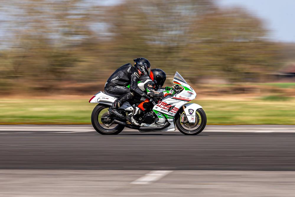 Pillion speed record attempt with turbo Hayabusa planned