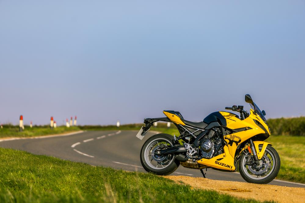 Yellow and black Suzuki GSX-8R limited to 60 UK units