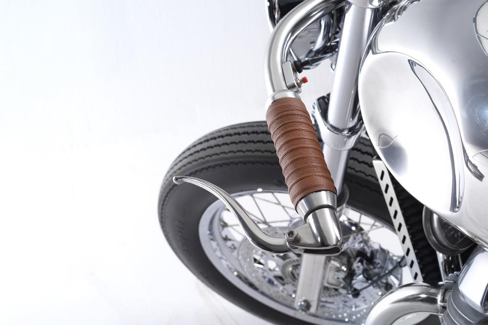 Custom house creates chromed Royal Enfield Continental GT