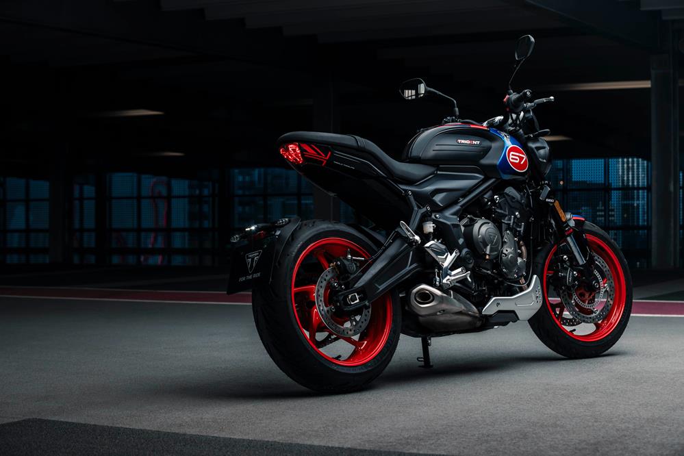 Triumph Trident 660 pays tribute to Slippery Sam racer