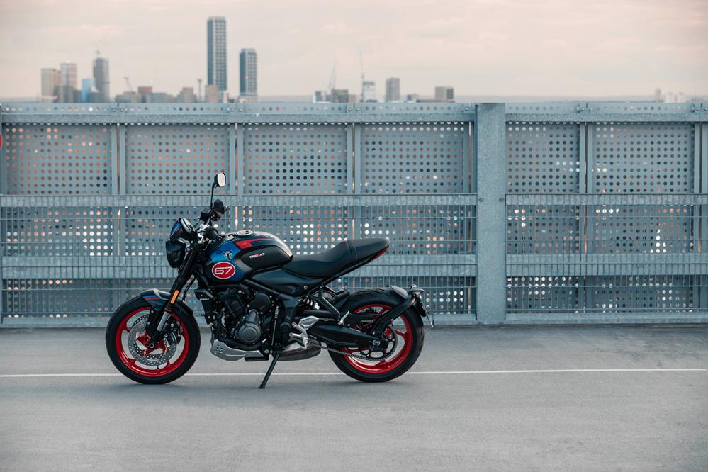 Triumph Trident 660 pays tribute to Slippery Sam racer