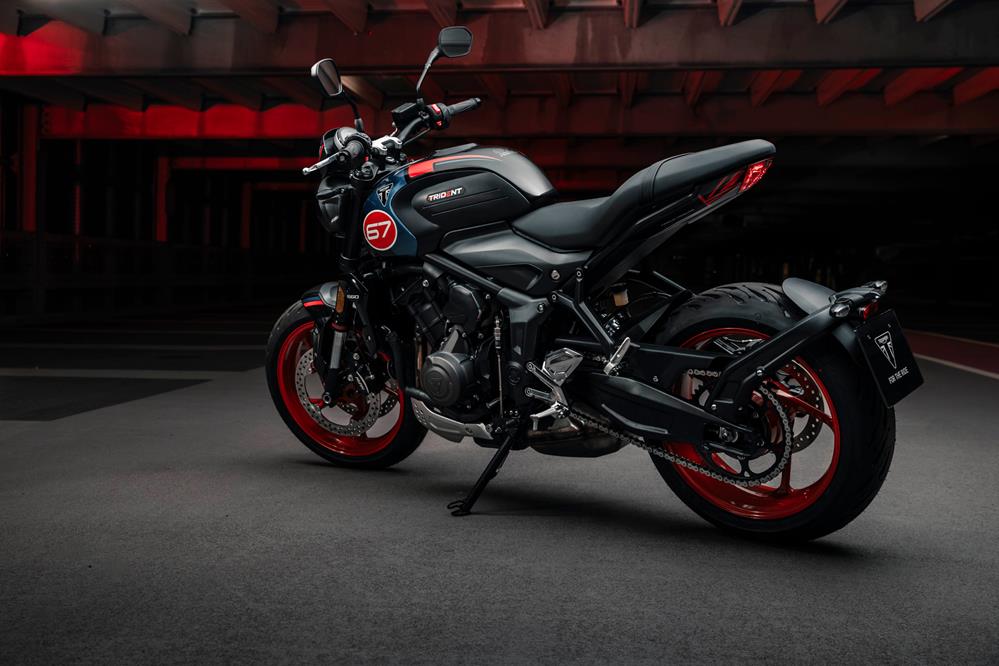 Triumph Trident 660 pays tribute to Slippery Sam racer