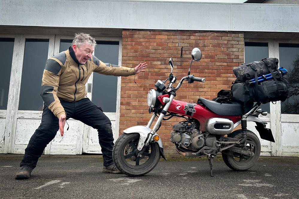 I rode a Honda Dax to North Wales for the 2025 Dragon Rally