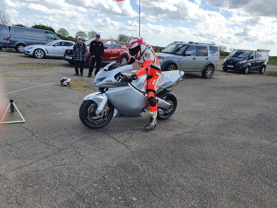 Riding Norton's Nemesis V8 after Allen Millyard restoration