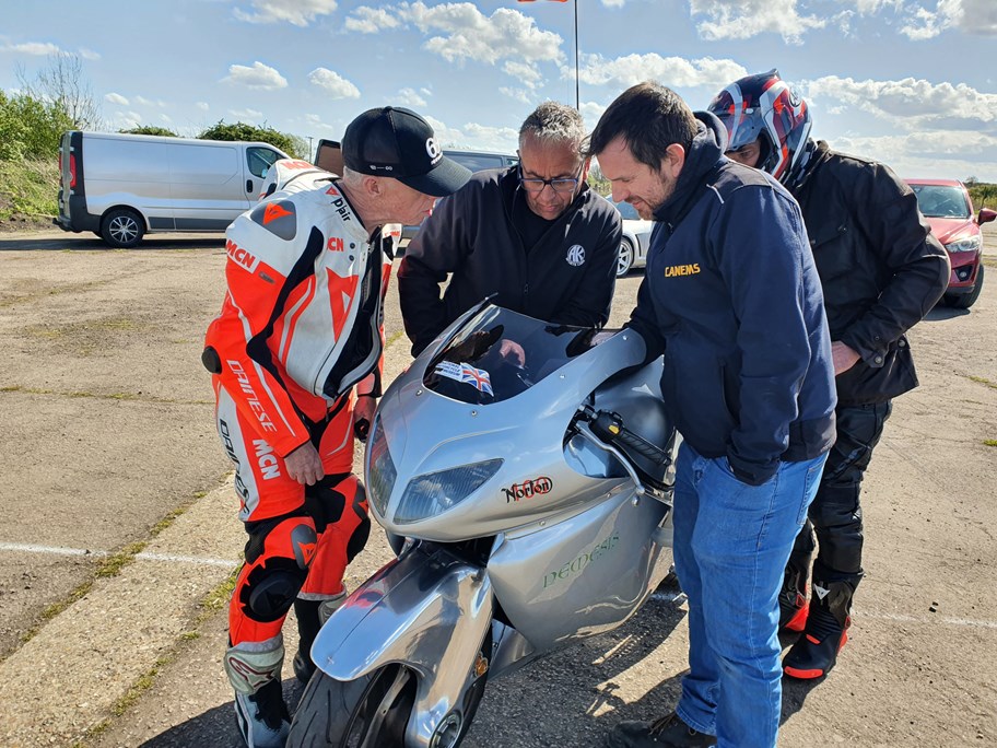 Riding Norton's Nemesis V8 after Allen Millyard restoration