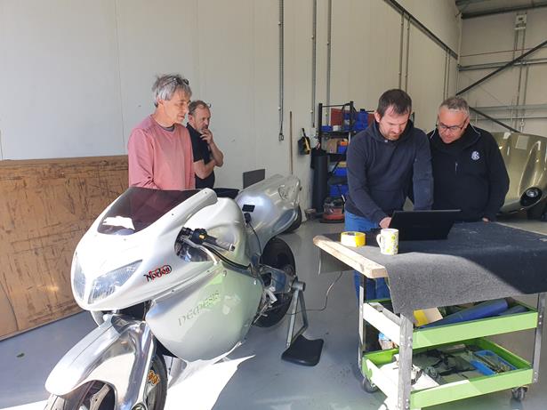 Riding Norton's Nemesis V8 after Allen Millyard restoration