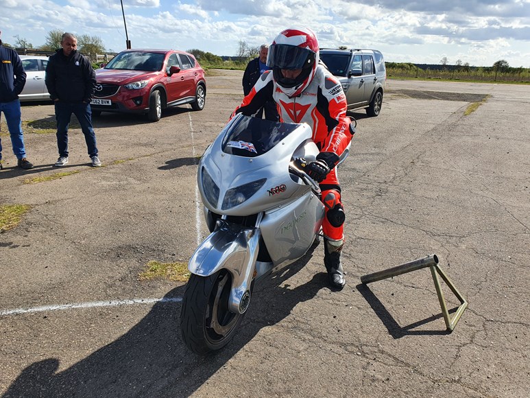 Riding Norton's Nemesis V8 after Allen Millyard restoration