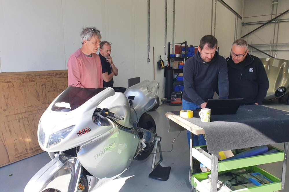 Riding Norton's Nemesis V8 after Allen Millyard restoration