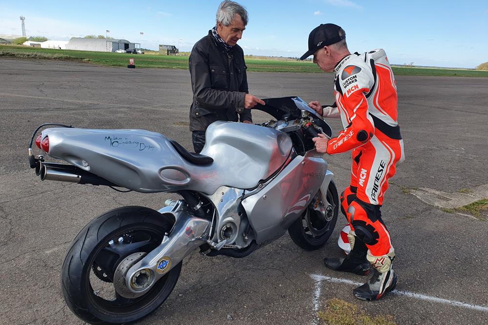Riding Norton's Nemesis V8 after Allen Millyard restoration