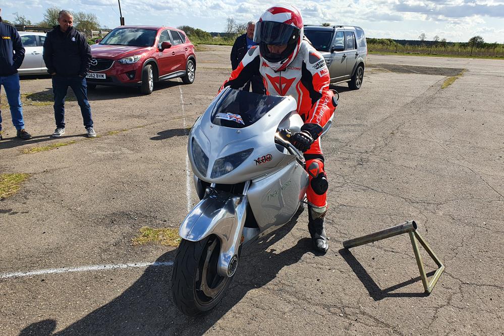 Riding Norton's Nemesis V8 after Allen Millyard restoration