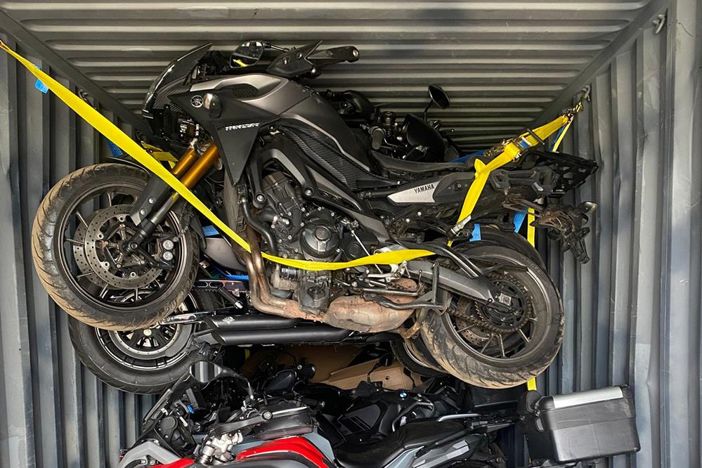 Single tracker leads to recovery of 25 stolen motorcycles