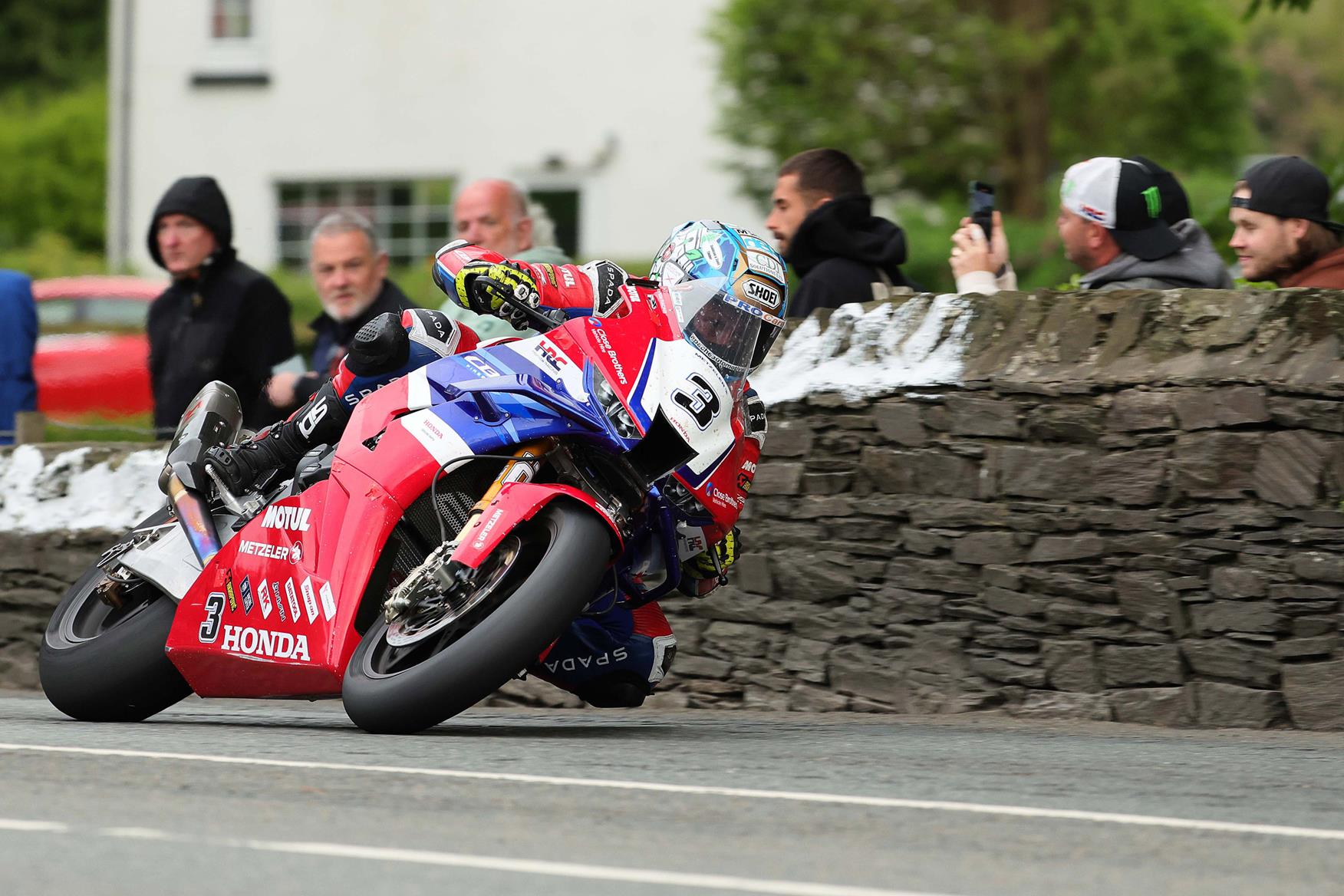 Harrison hits 133.069mph on first flying lap of TT 2025