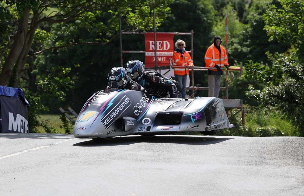 Crowe brothers win opening Sidecar TT with new lap record