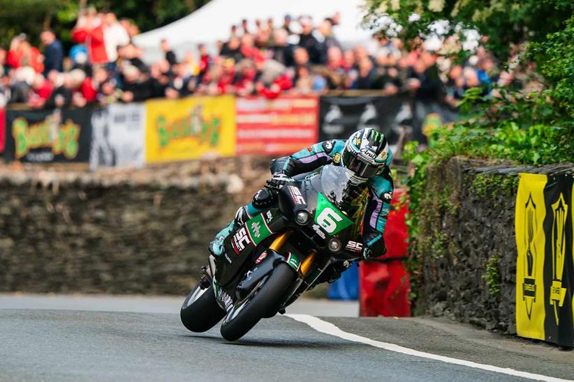 Michael Dunlop secures 31st TT win in opening Supertwin race