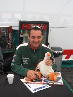 Michael Rutter and the lucky duck