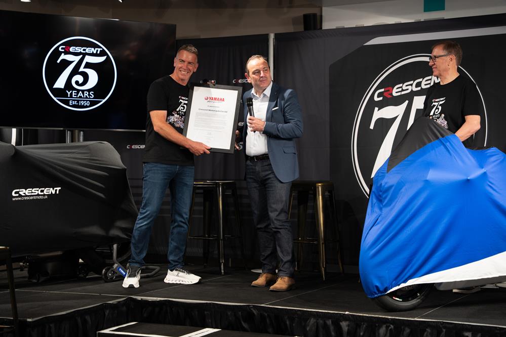 Crescent Motorcycles celebrate 75 years with Yamaha specials