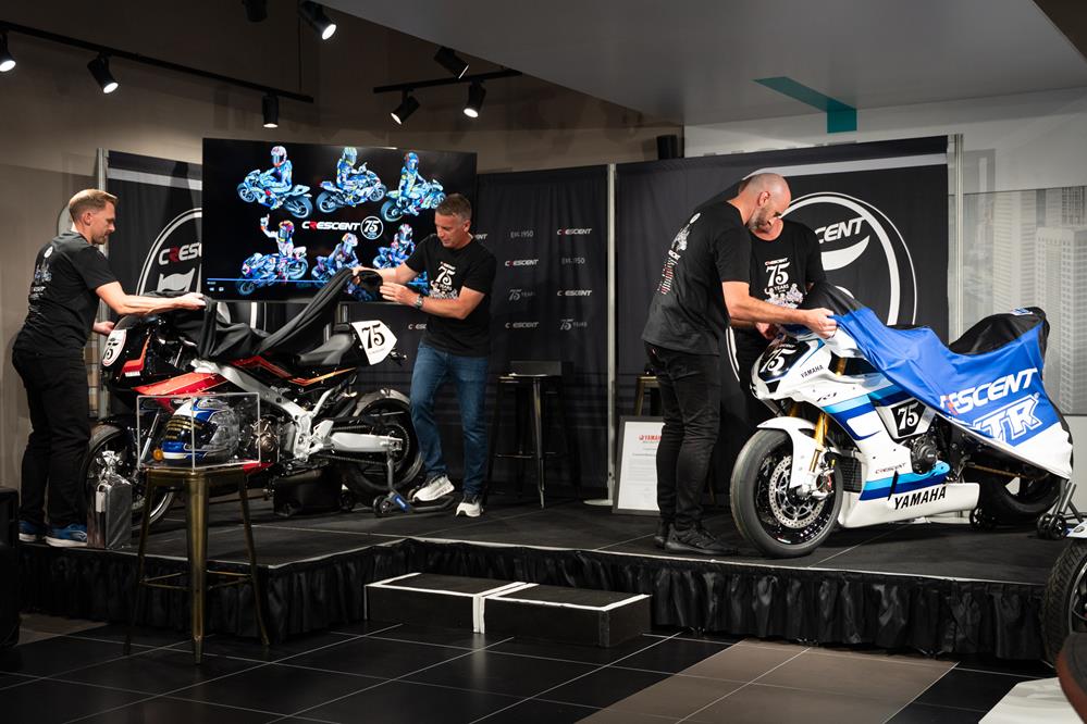 Crescent Motorcycles celebrate 75 years with Yamaha specials