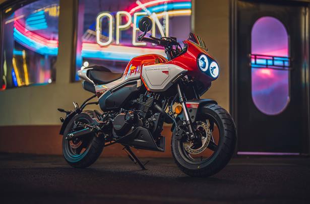 CFMoto brings 80s urban styling with the XO Papio Racer