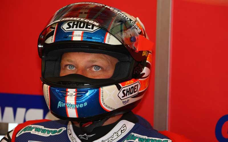 Croft British Superbikes: Shane Byrne crashes in Free Practice 2