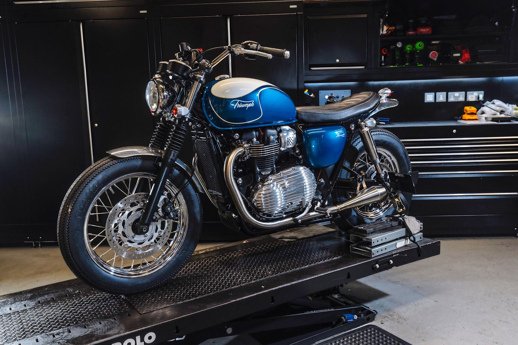 McFly bassist collab creates custom Triumph Bonneville
