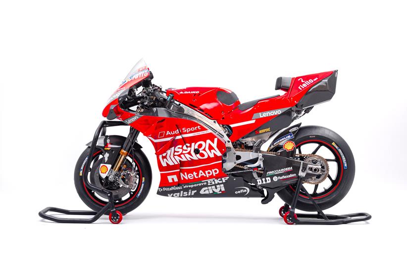 Race-winning Ducati MotoGP bike to be auctioned in November