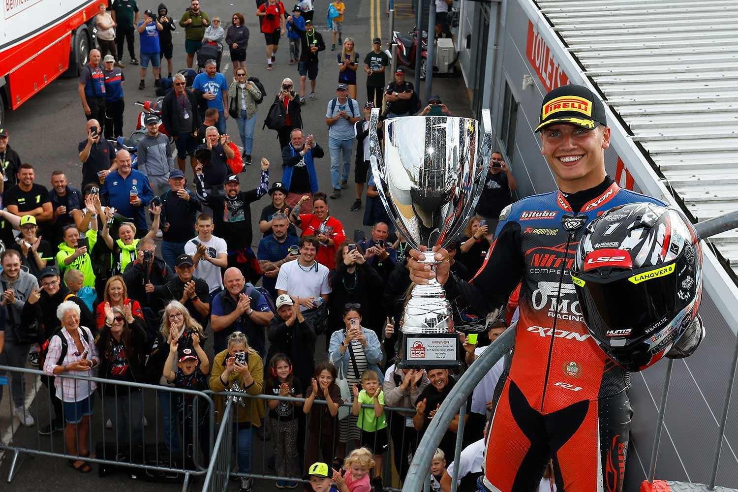 BSB Donington Park: Kyle Ryde completes the treble with victory in Race ...