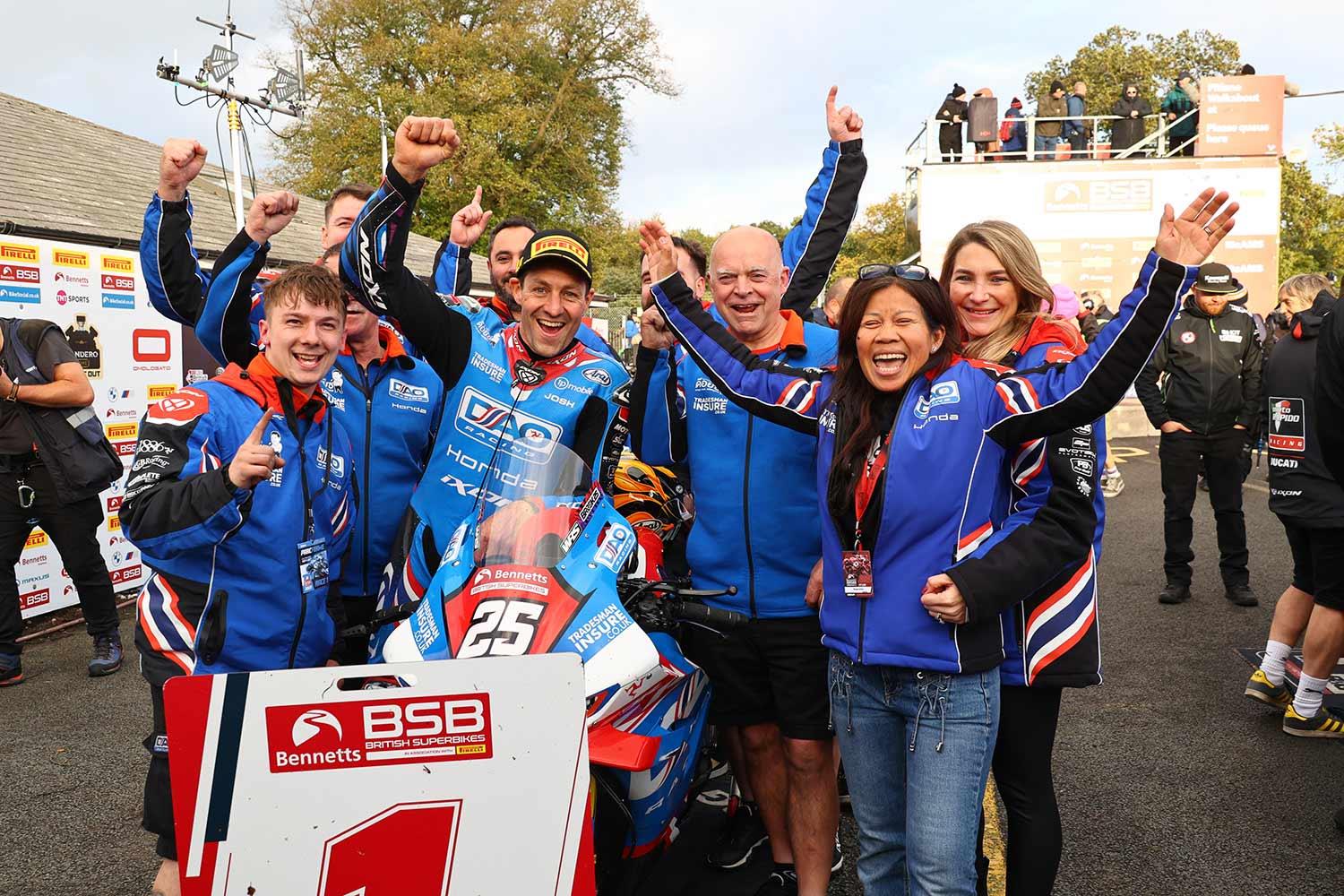 BSB Oulton Park: Josh Brookes beats Leon Haslam to secure first victory ...