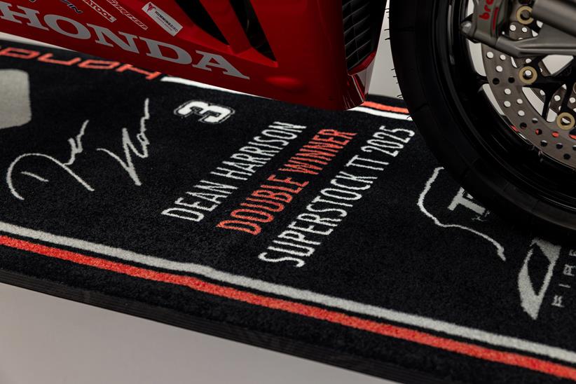 Dean Harrison TT wins marked with special Honda Fireblade SP