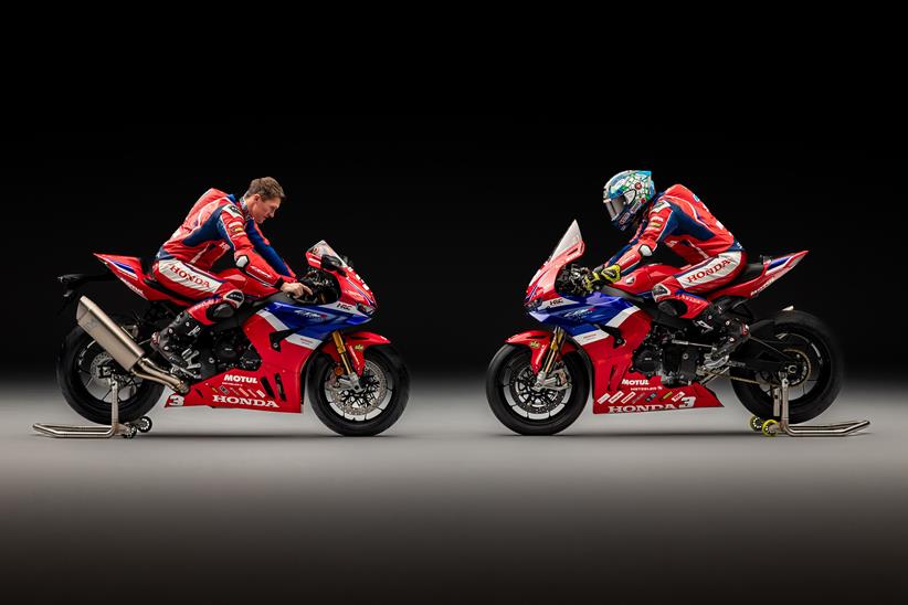 Dean Harrison TT wins marked with special Honda Fireblade SP