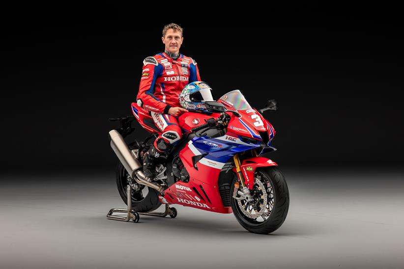 Dean Harrison TT wins marked with special Honda Fireblade SP