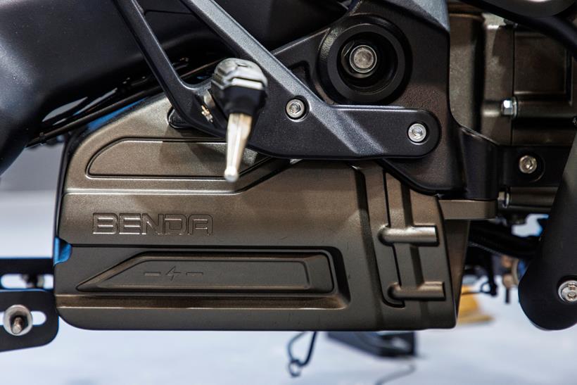 Benda P51 boxer twin hybrid concept revealed at EICMA 2025