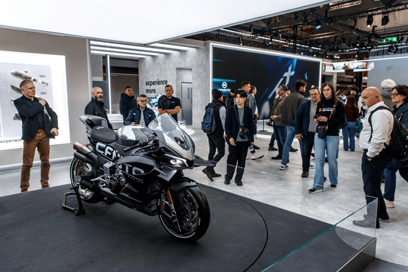 CFMoto V4 SR-RR concept steals the show at EICMA 2025