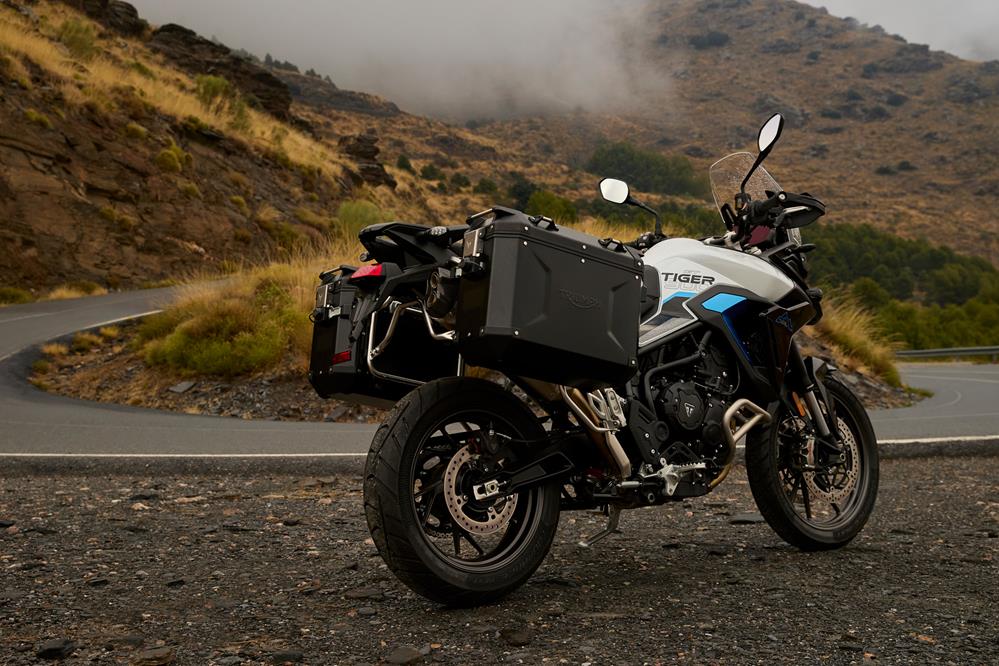 Triumph grow adventure range with Desert and Alpine Tigers