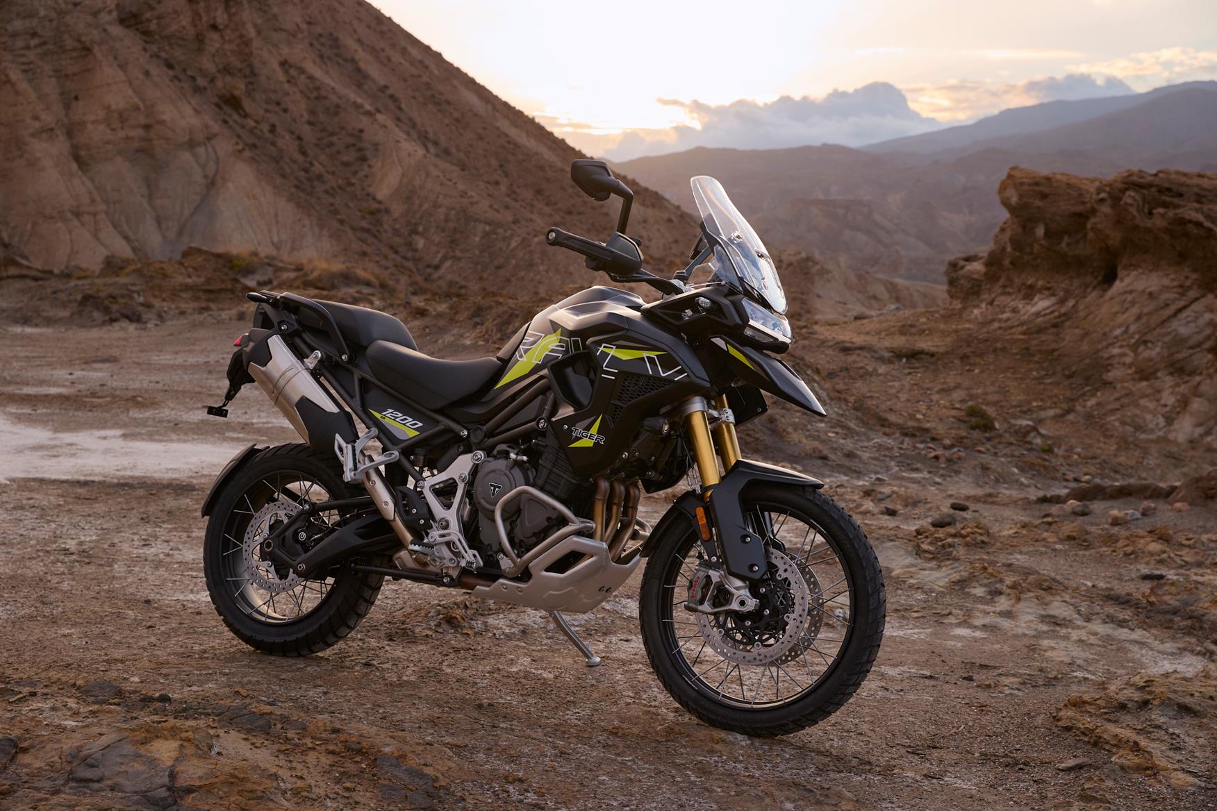 Triumph grow adventure range with Desert and Alpine Tigers