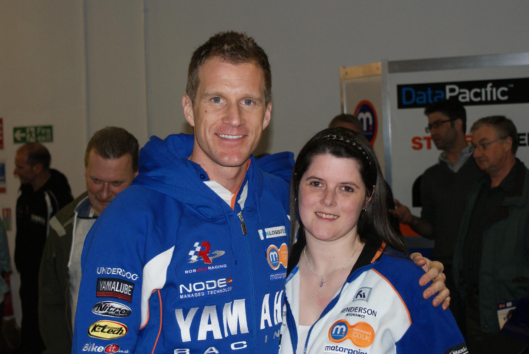 Neil Hodgson at the Motorpoint Yamaha launch | MCN