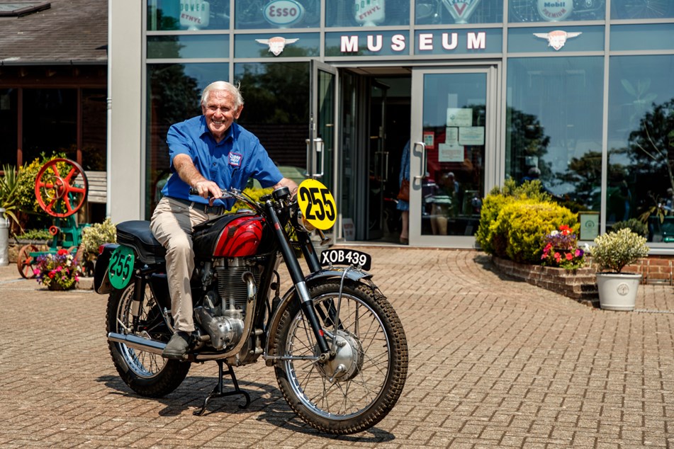 Motorcycle legend Sammy Miller MBE gets double honours
